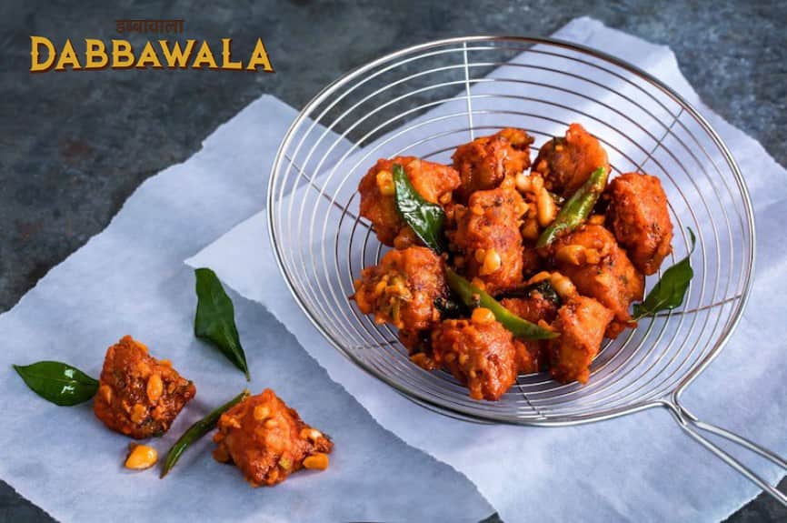 Menu of Dabbawala, Goregaon West, Mumbai