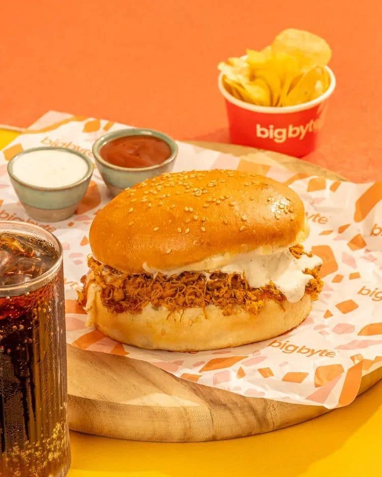 Menu of Big Byte, Srinagar Colony, Hyderabad