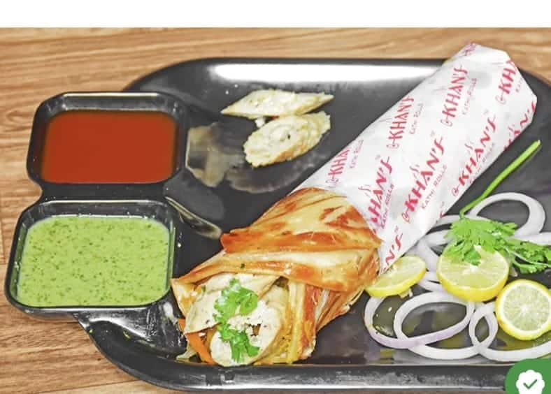 Menu of Khan's Kathi Rolls, Amar Colony, New Delhi