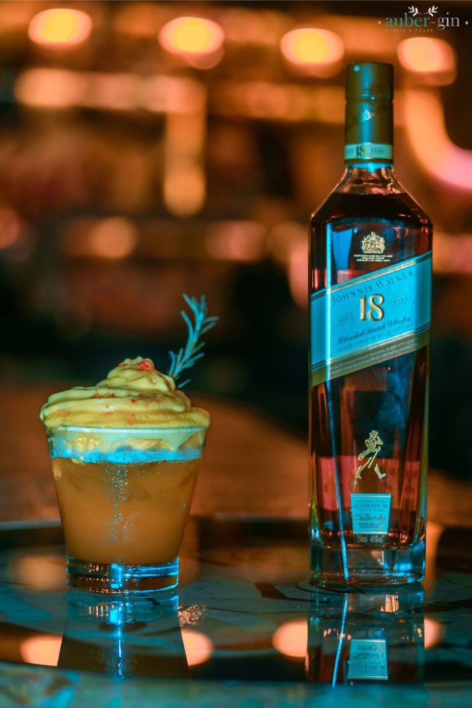 Menu of Auber-Gin Plates & Pours, Breach Candy, Mumbai