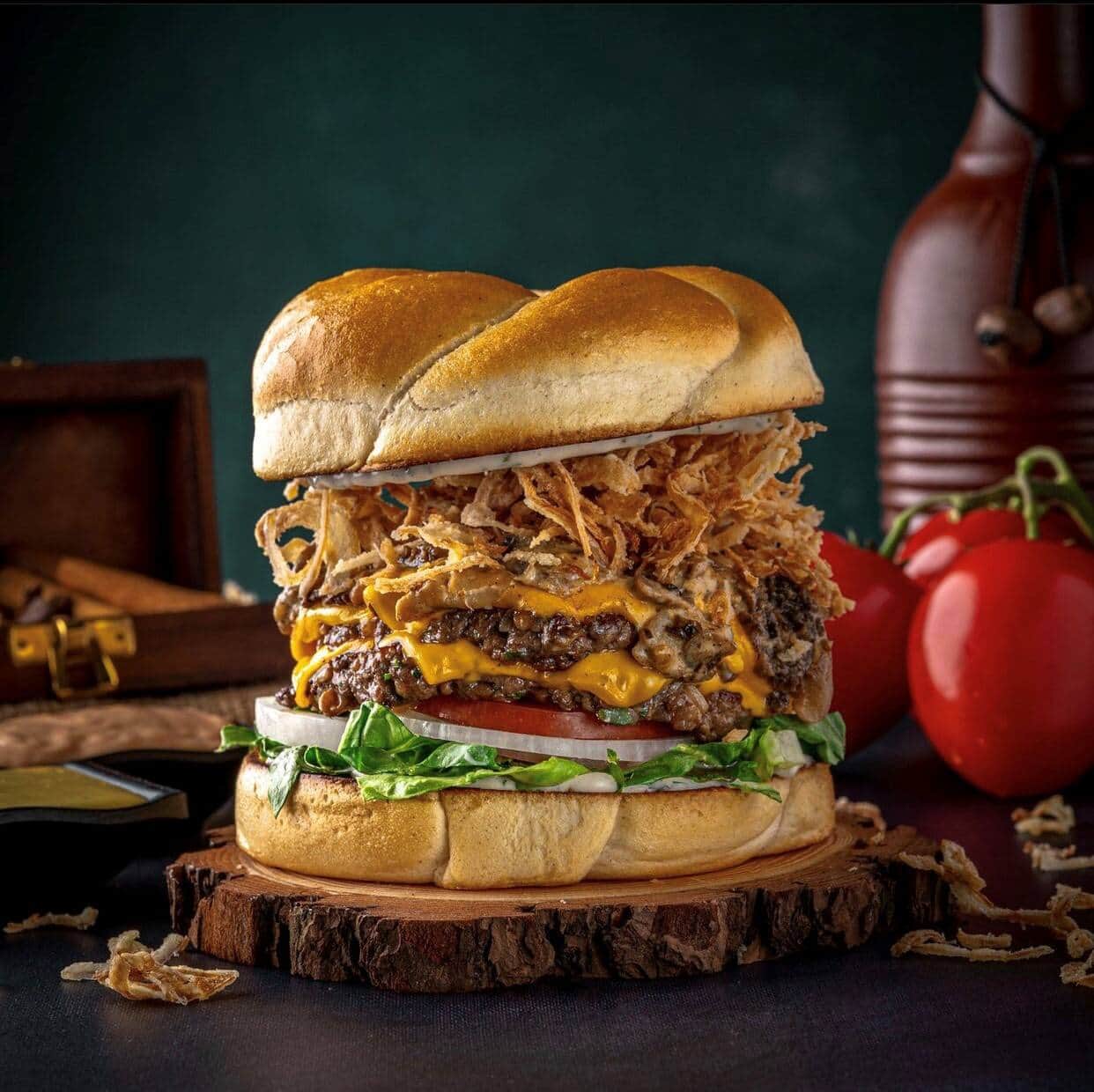 Menu of Burger Factory, Expo 2020, Dubai