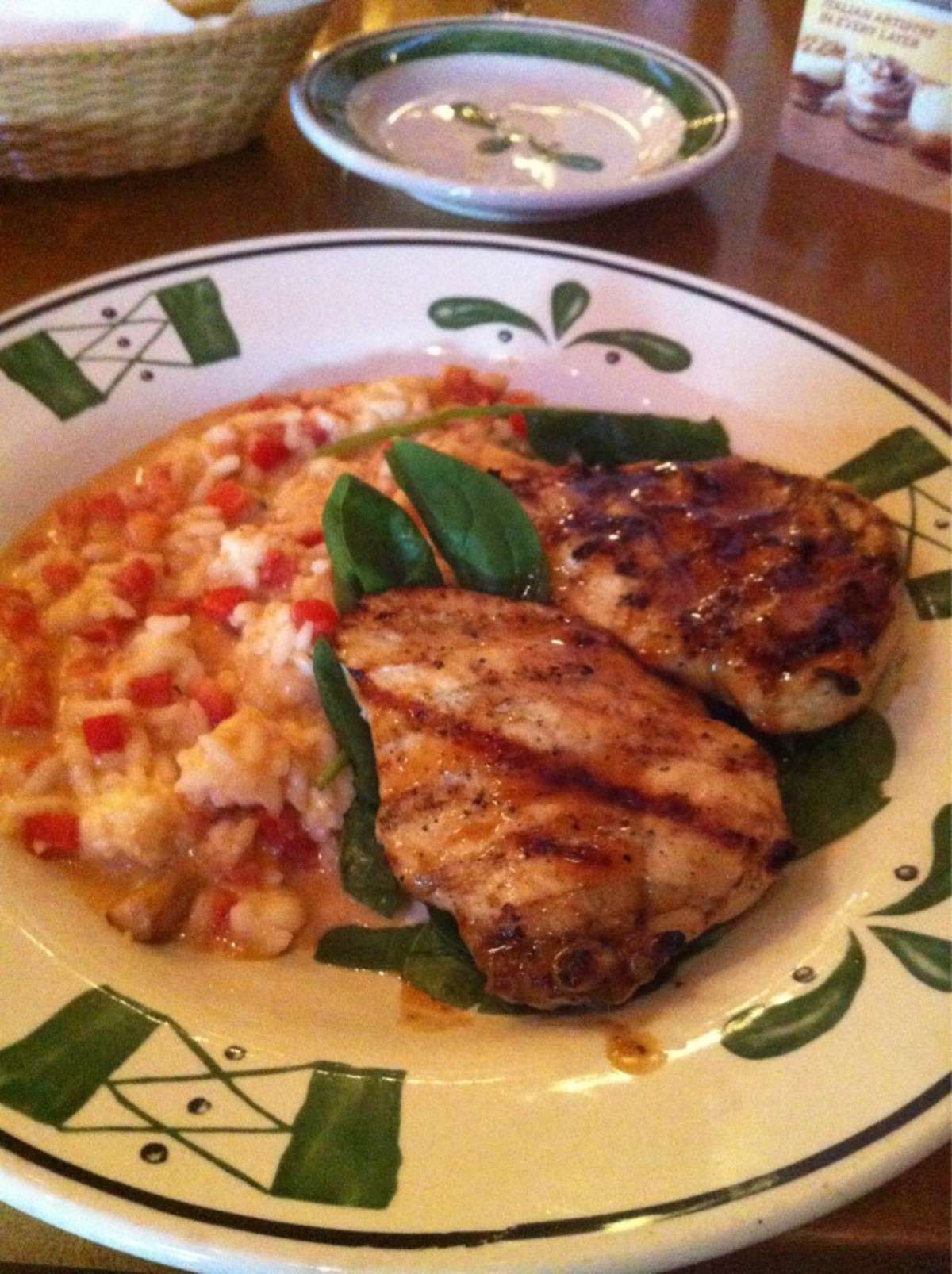 Grilled Chicken Toscano Olive Garden