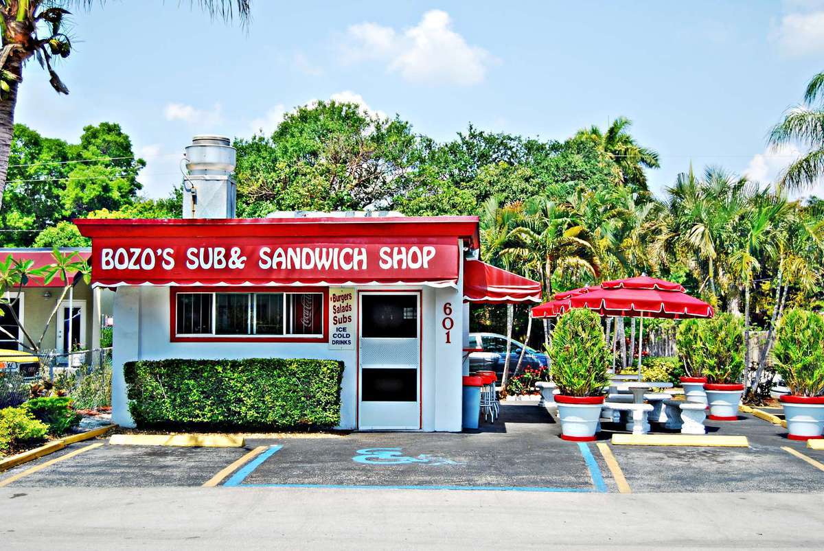 Menu of Bozo's Sub & Sandwich Shop, Fort Lauderdale, Miami
