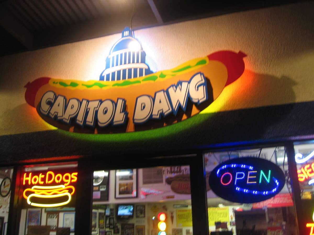 Menu of Capitol Dawg, Midtown, Sacramento