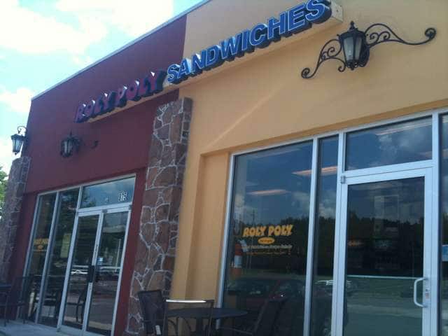 Menu of Roly Poly Sandwiches, Woodstock, Atlanta