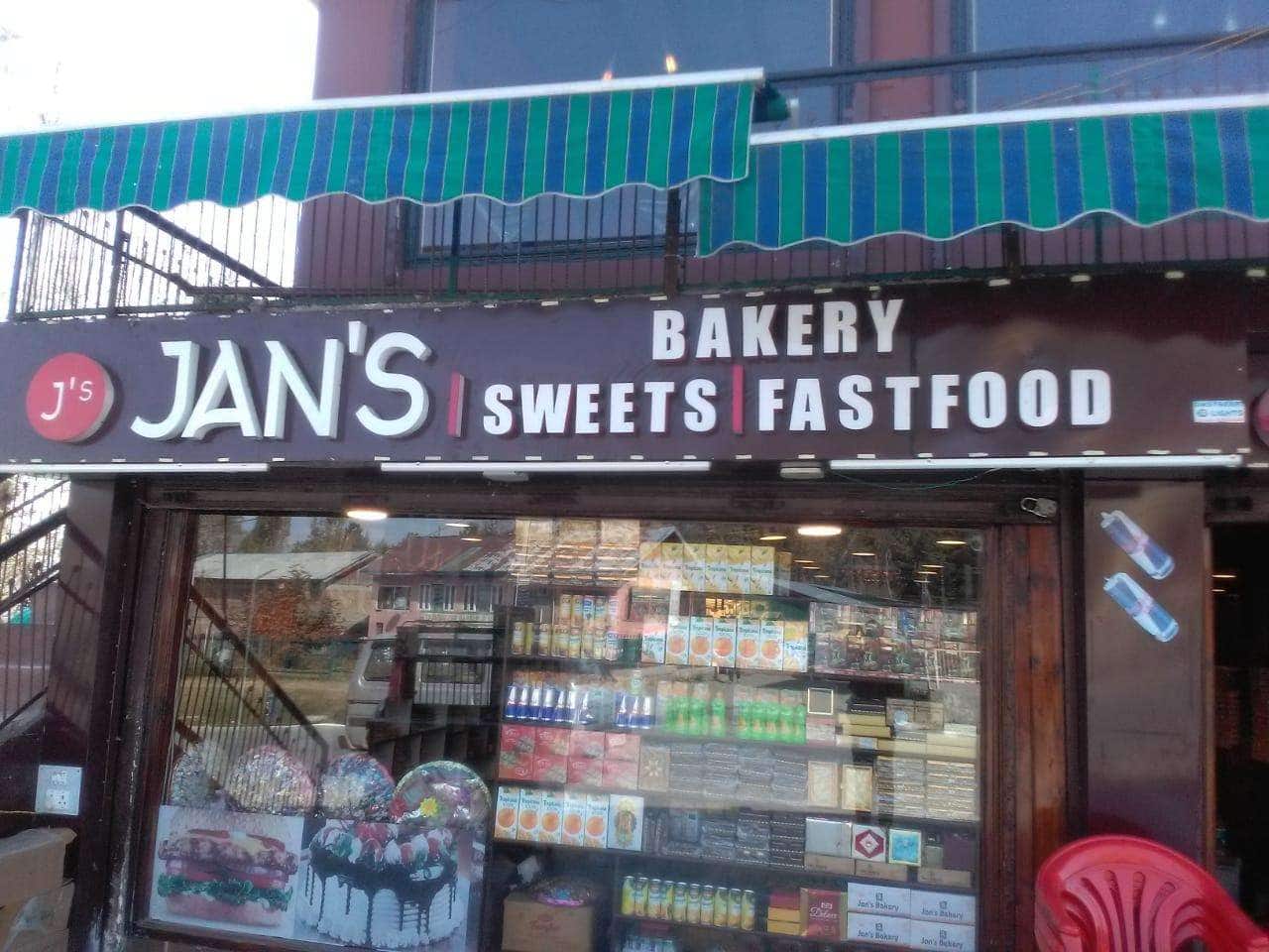 Jan's Bakery Sweets & Fastfood, Dal Gate, Srinagar | Zomato