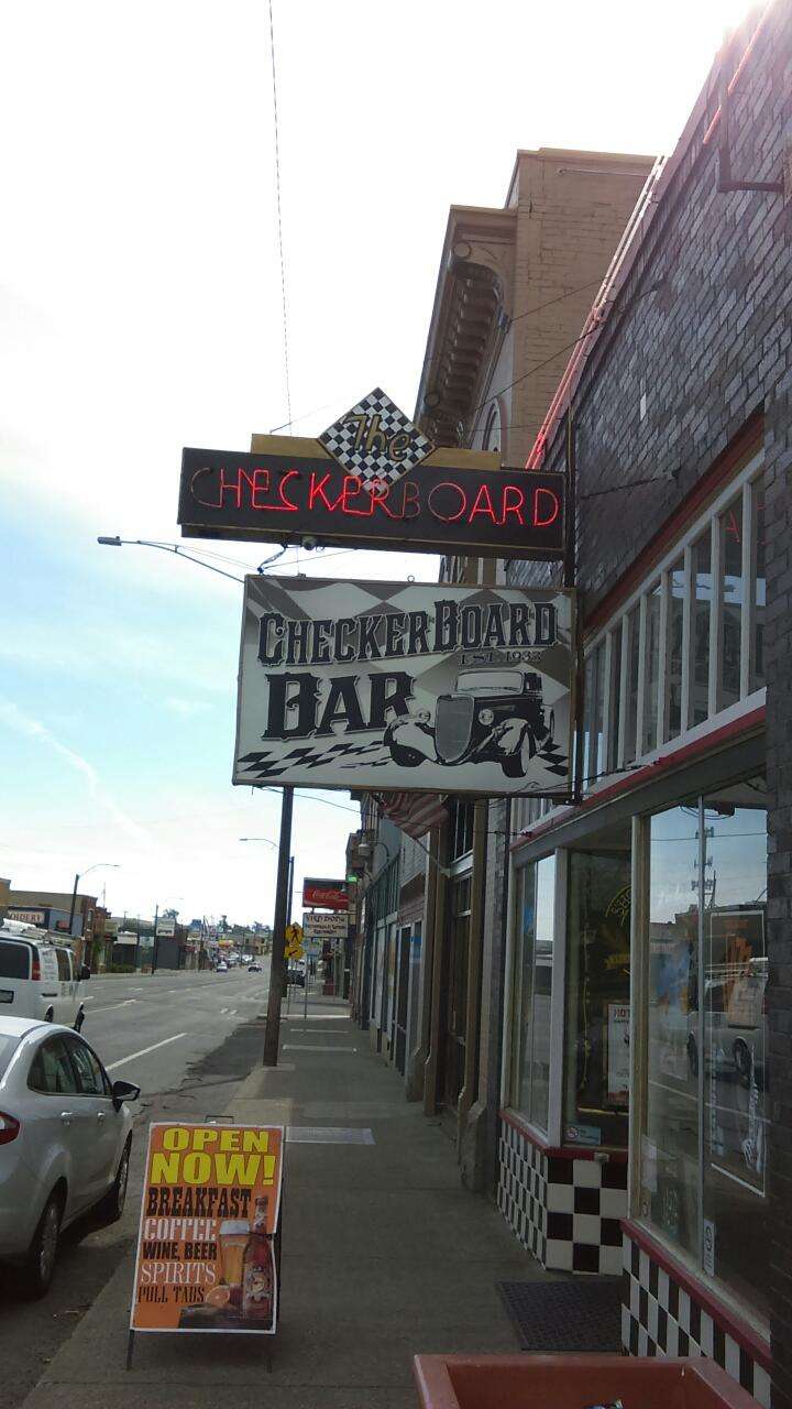 Menu of Checkerboard Tavern, Spokane, Spokane