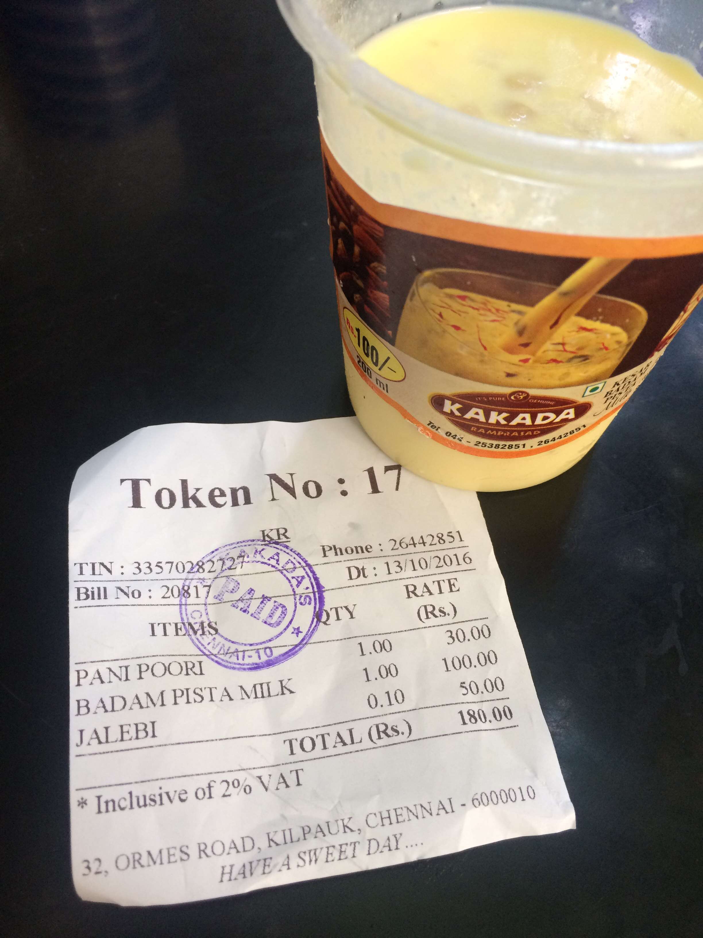 Kakada Ramprasad, Kilpauk, Chennai - Restaurant - Zomato