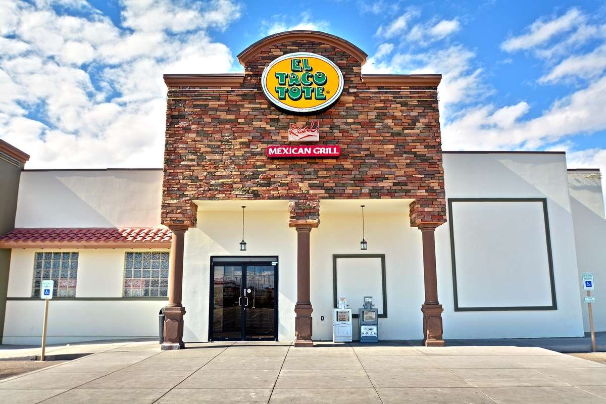 El Taco Tote Menu, Menu for El Taco Tote, Eastside, El Paso