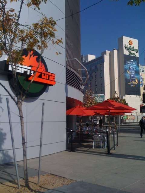 Menu of ESPN Zone, Downtown, Los Angeles
