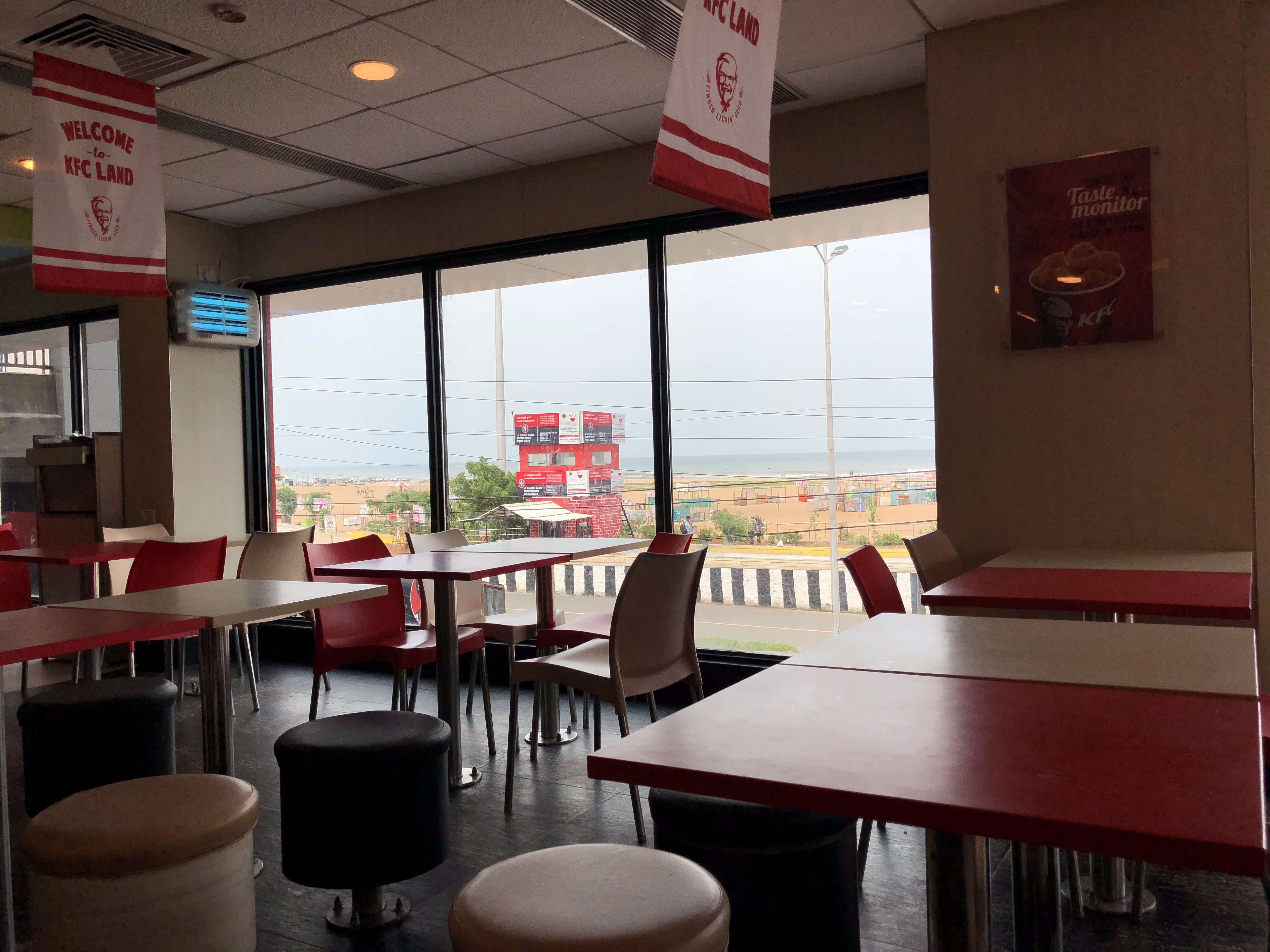 Menu of KFC, Besant Nagar, Chennai