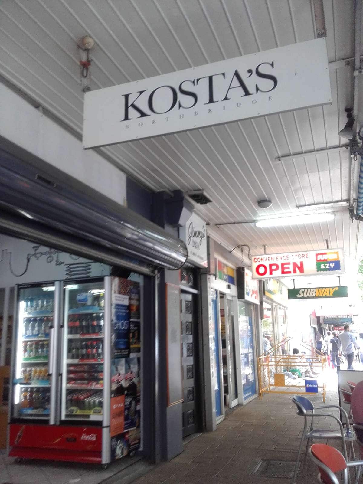 Kosta's Cafe, Northbridge, Perth