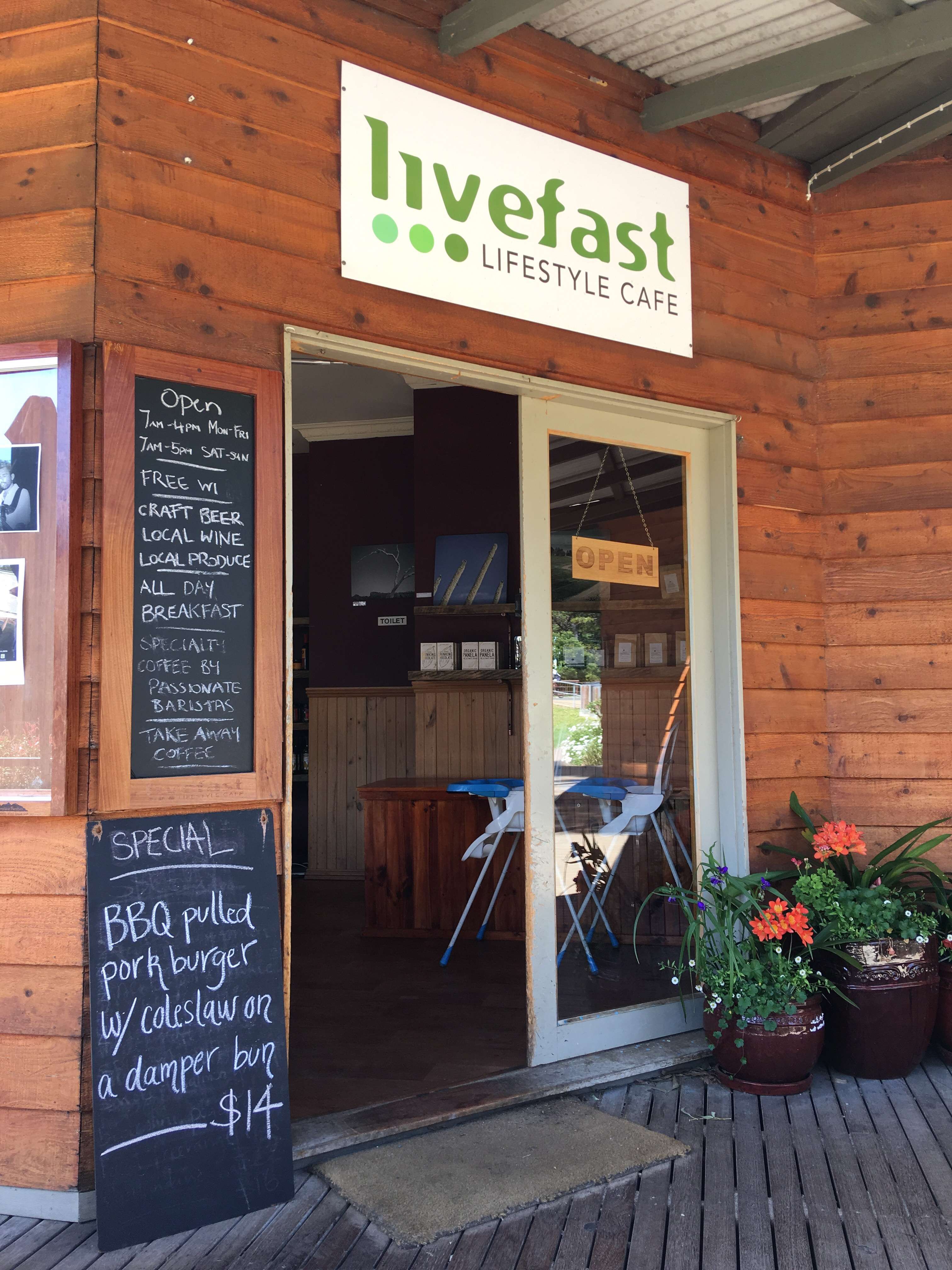 Livefast Lifestyle Cafe, Halls Gap, Halls Gap - Urbanspoon/Zomato
