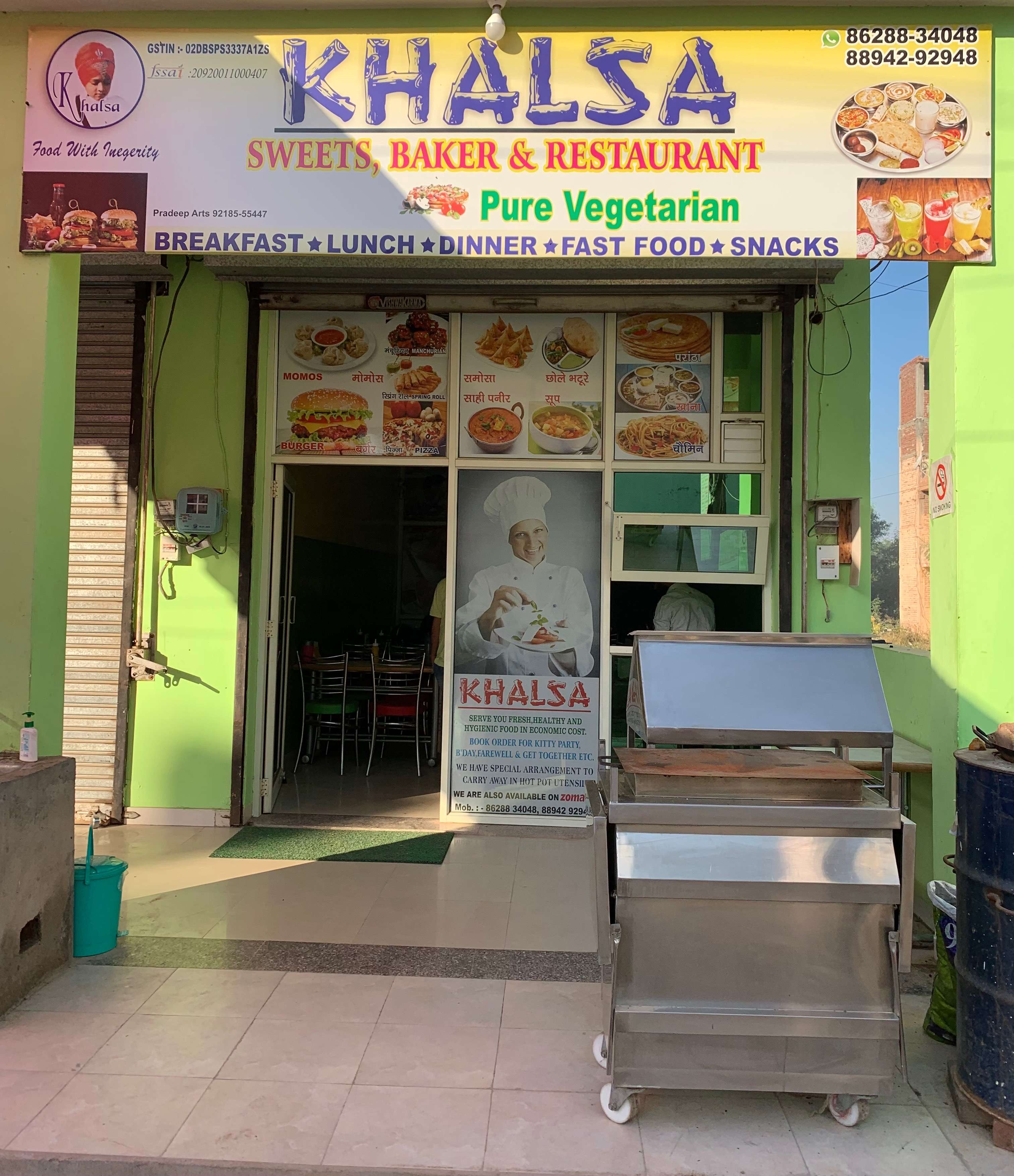 Khalsa Sweets, Bakers & Restaurant, Baddi Locality order online - Zomato