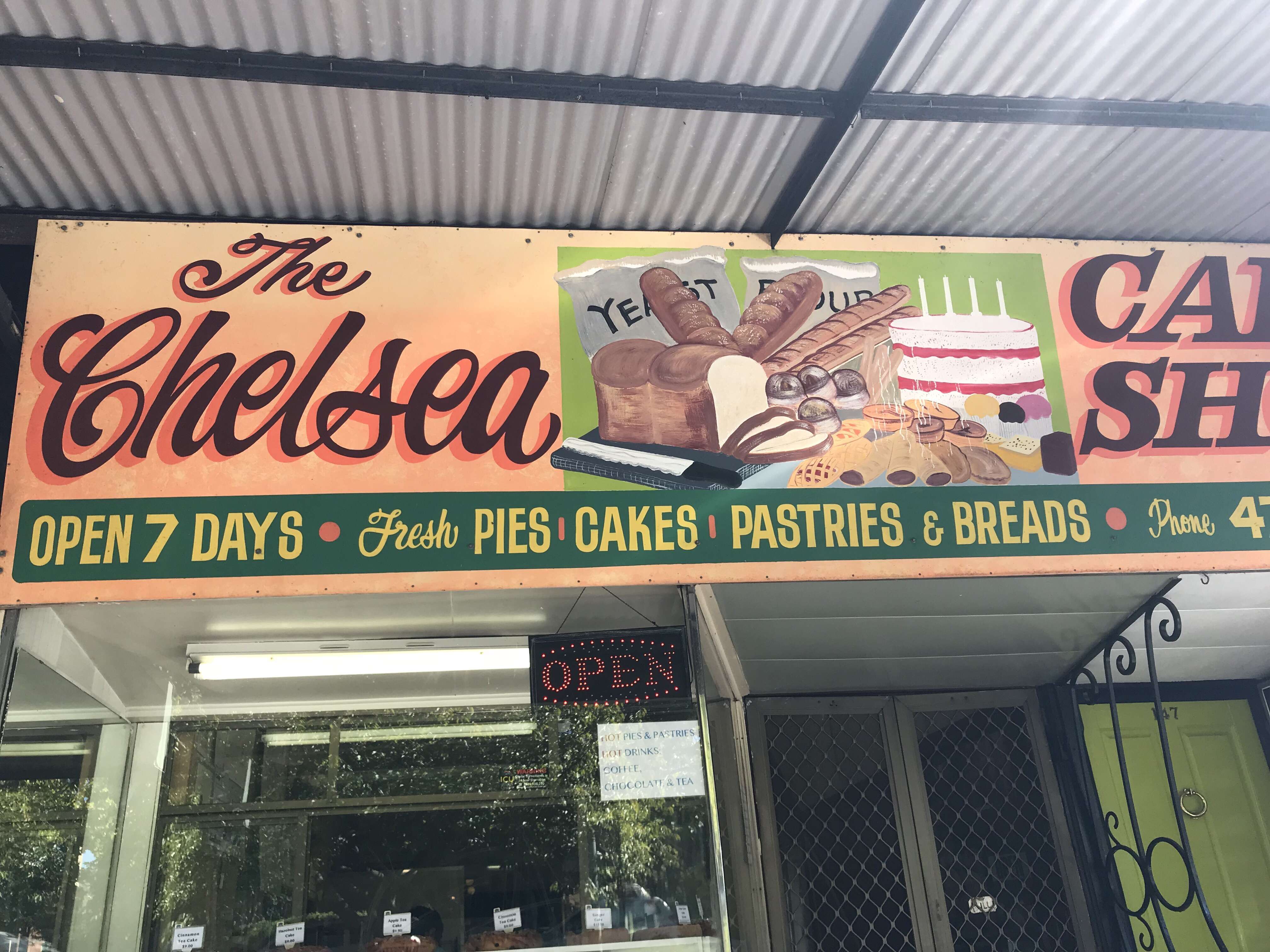 The Chelsea Cakeshop Menu, Menu for The Chelsea Cakeshop, Leura, Sydney