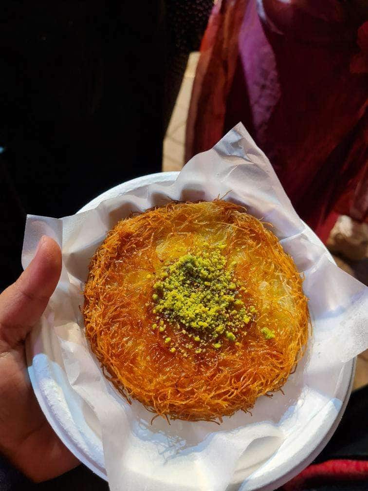 Menu of Kunafa Bytes, Mohammad Ali Road, Mumbai