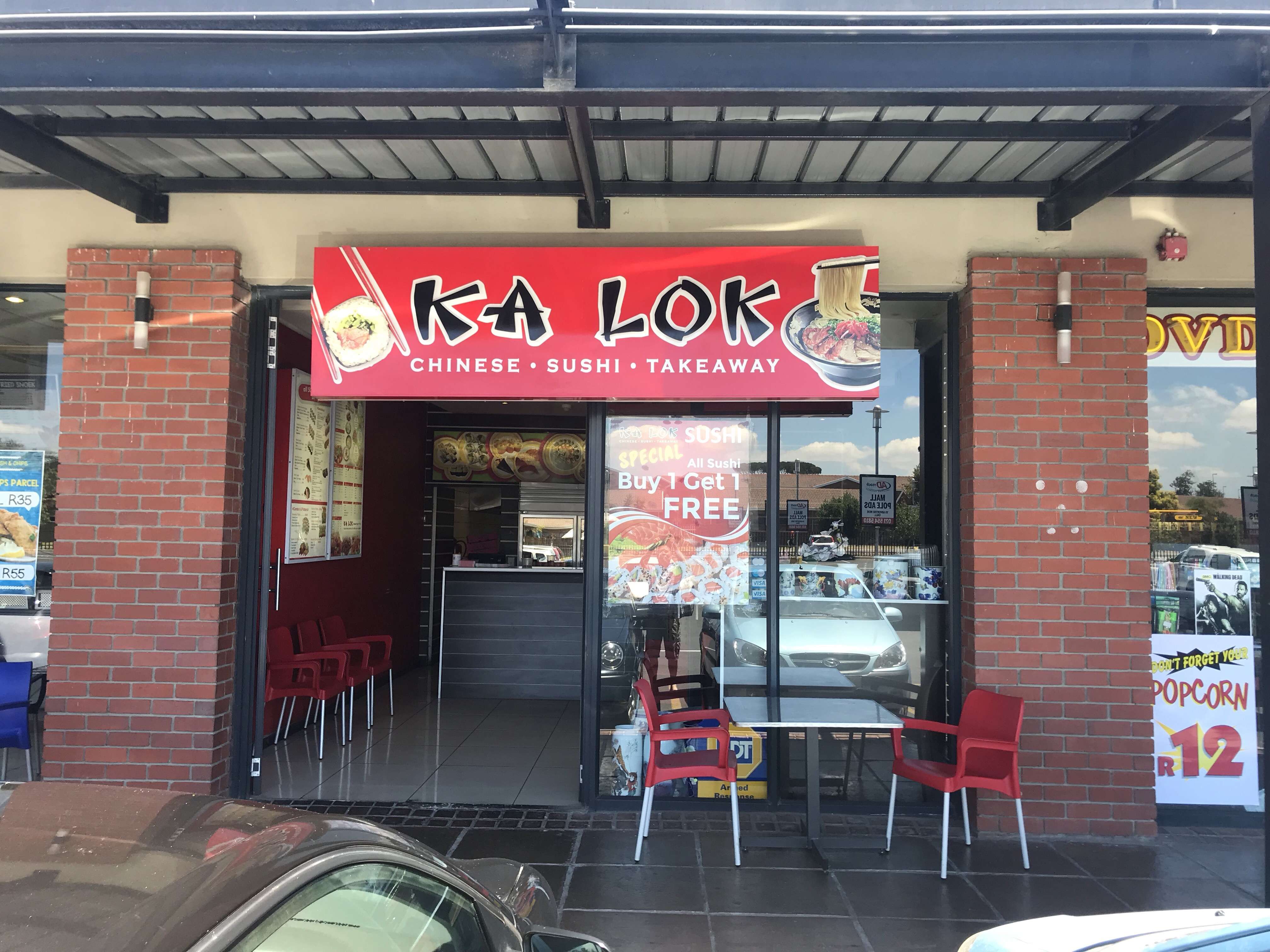 Menu of Ka Lok, Durbanville, Cape Town