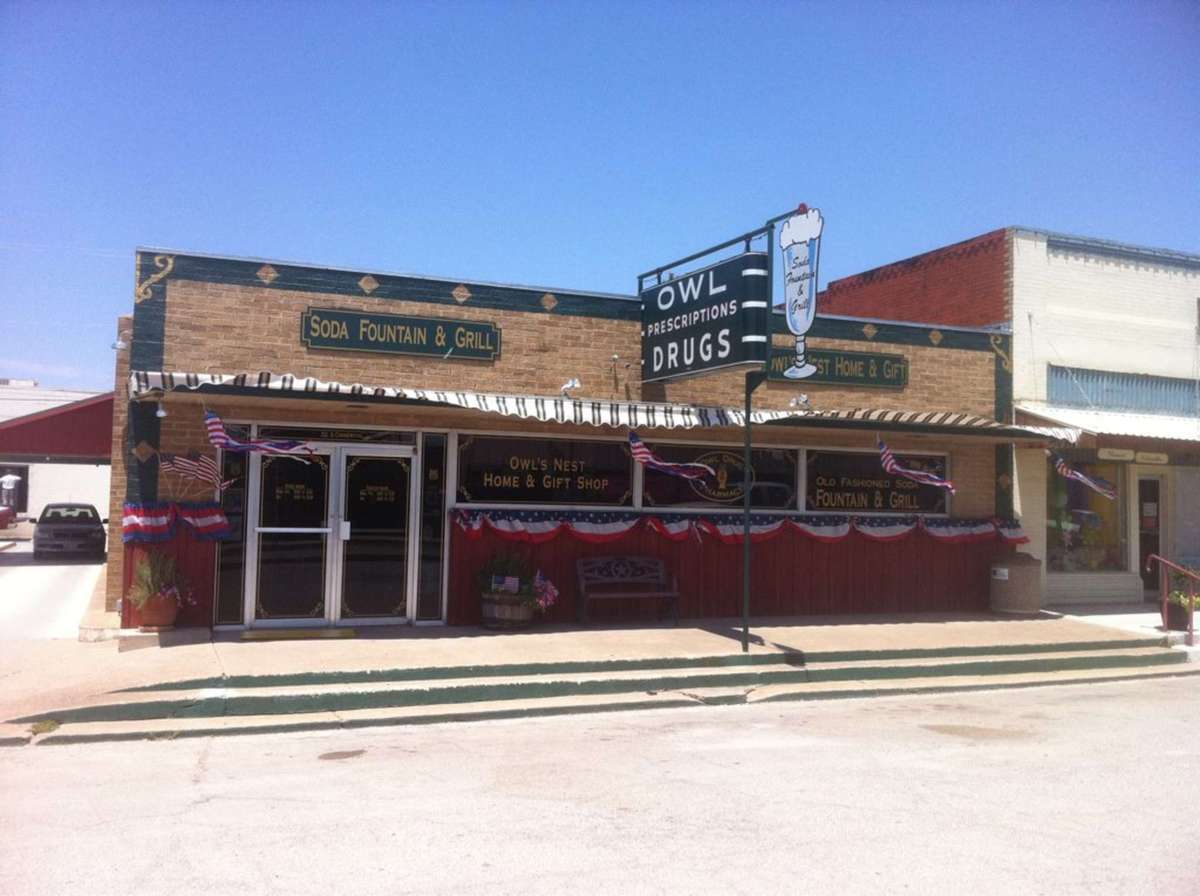 Menu of Owl Drug Store Soda Fountain and Grill, Coleman, Coleman