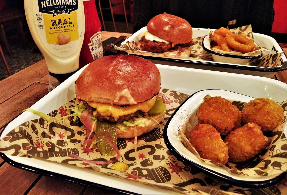 Menu of Chuck Burger Bar, Aldgate, London