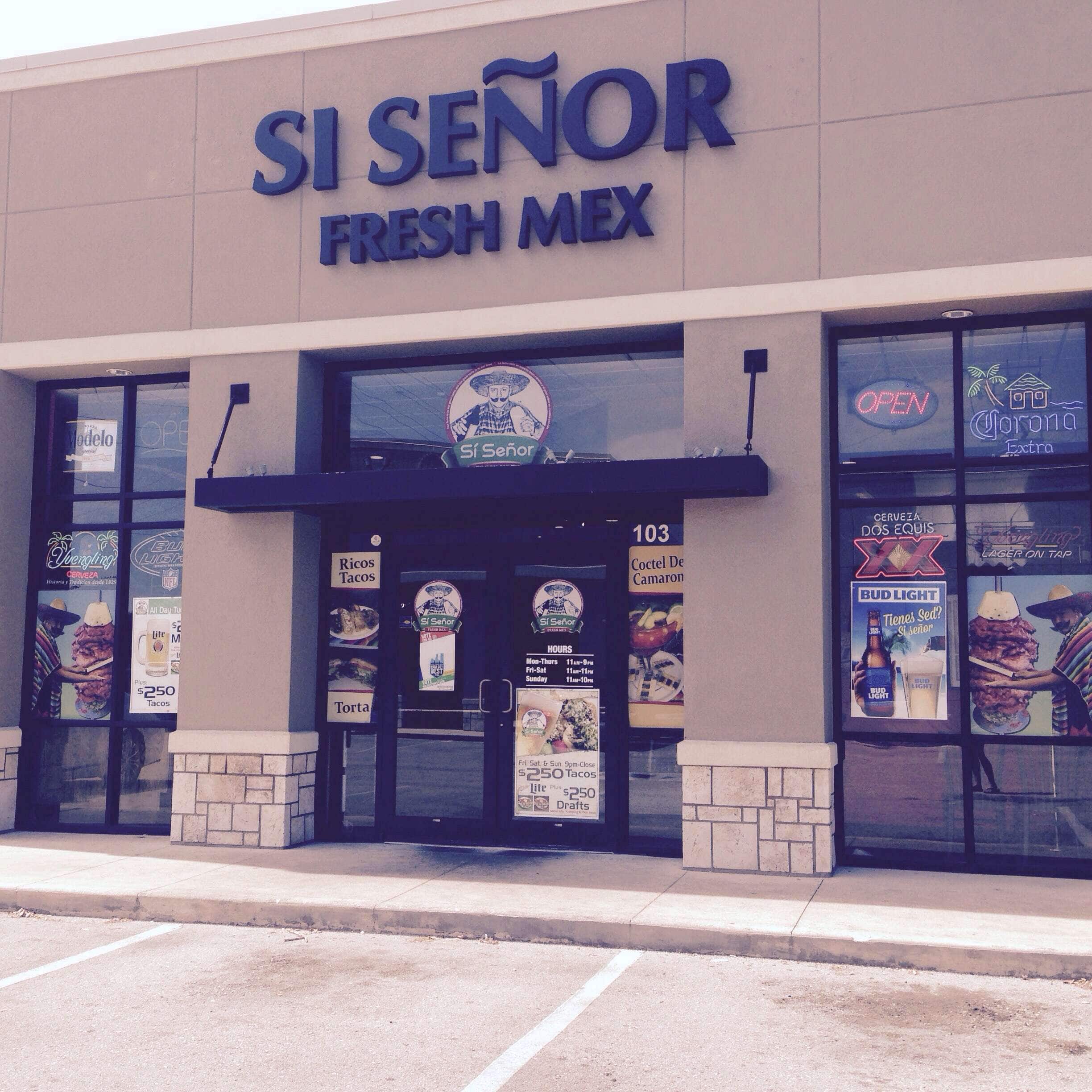 Menu of Si Senor Fresh Mex, Southside, Jacksonville