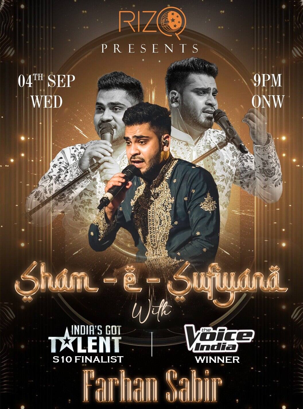 Sham - e - Sufiyana Party and Music event Tickets Delhi NCR - Zomato