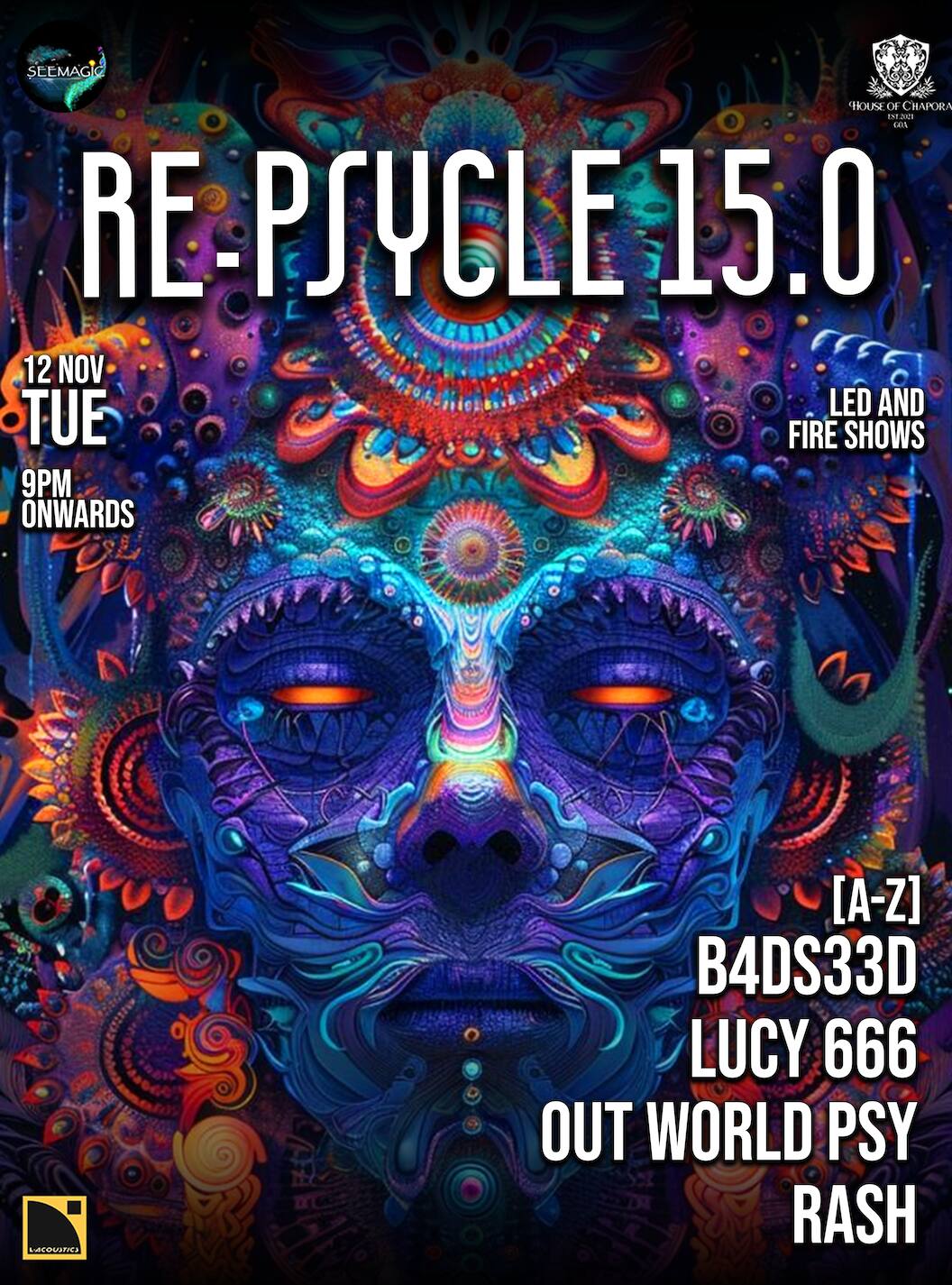 Re-Psycle 15.0 Trending, Music and Party event Tickets Goa - Zomato