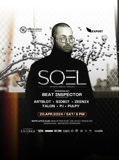 Soel LIVE Music, Best seller and Party event Tickets Bengaluru - Zomato