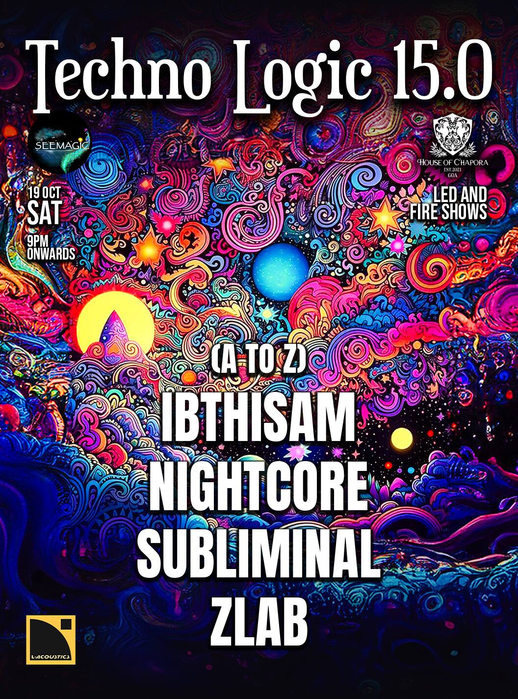 Techno Logic 15.0 Music and Party event Tickets Goa - Zomato