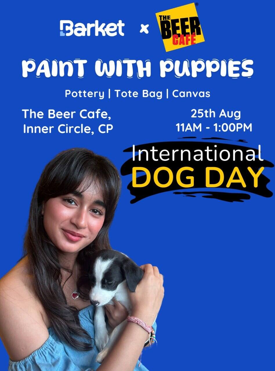 Paint with Puppies by Barket Experiences and Trending event Tickets ...