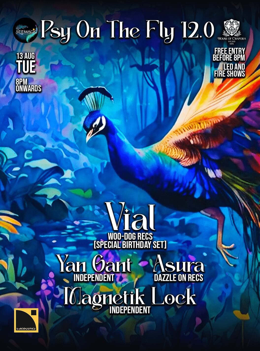 Psy On The Fly 12.0 Trending, Music and Party event Tickets Goa - Zomato