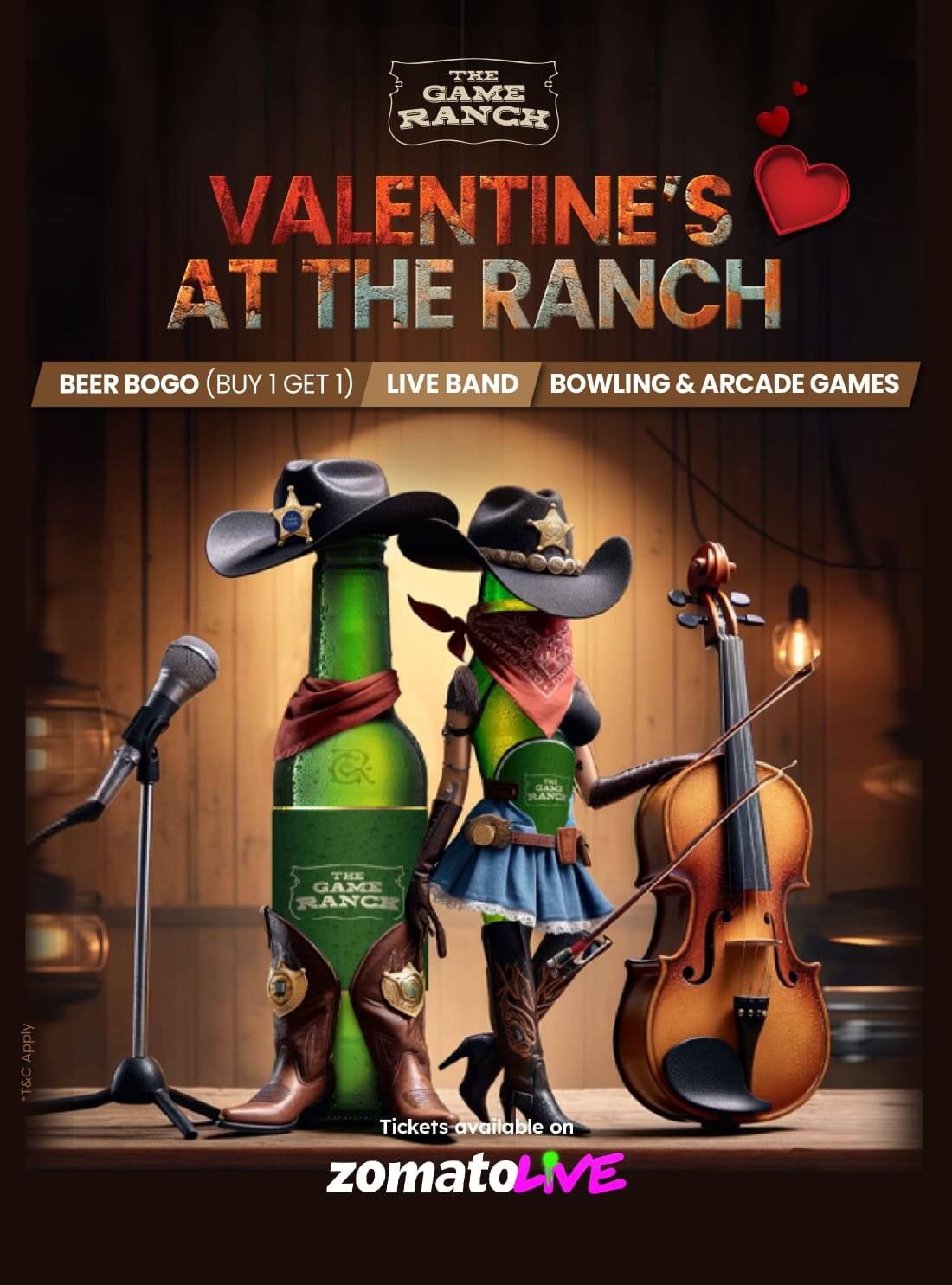 Valentine's at the Ranch Trending event Tickets Mumbai - Zomato