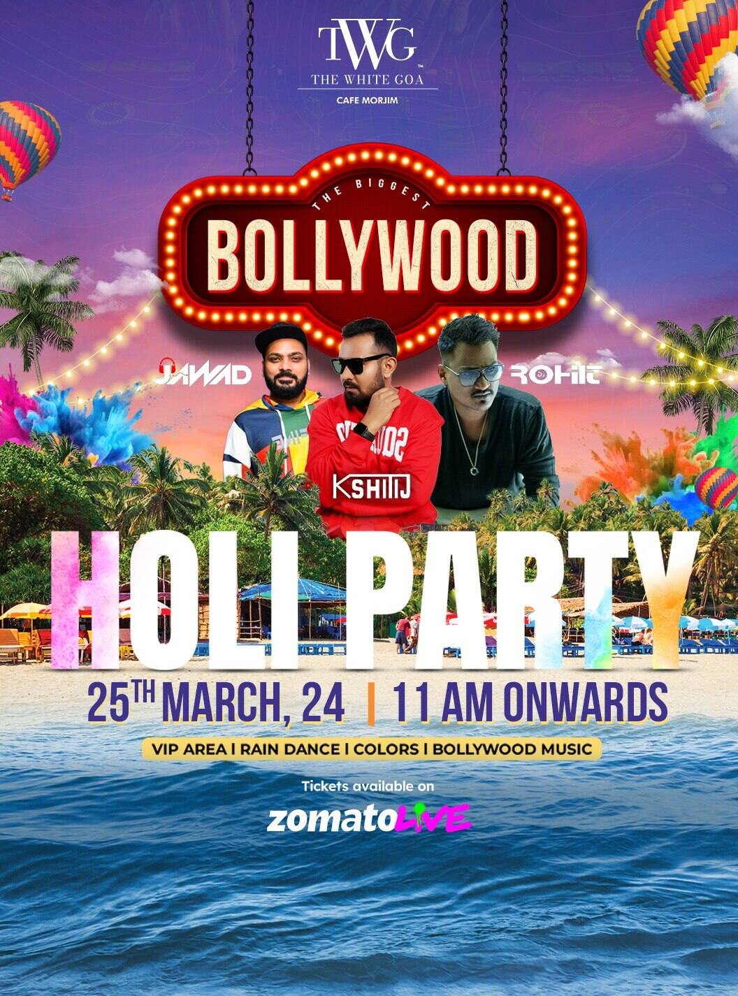 The Biggest Bollywood Holi Party | Holi 2024 Party, Music and Trending ...