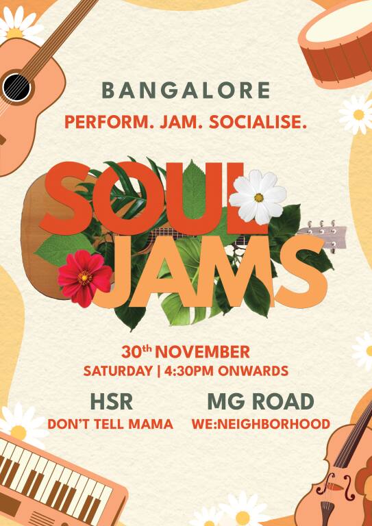 Soul Jams | MG Road Music, Experiences and Best seller event Tickets ...