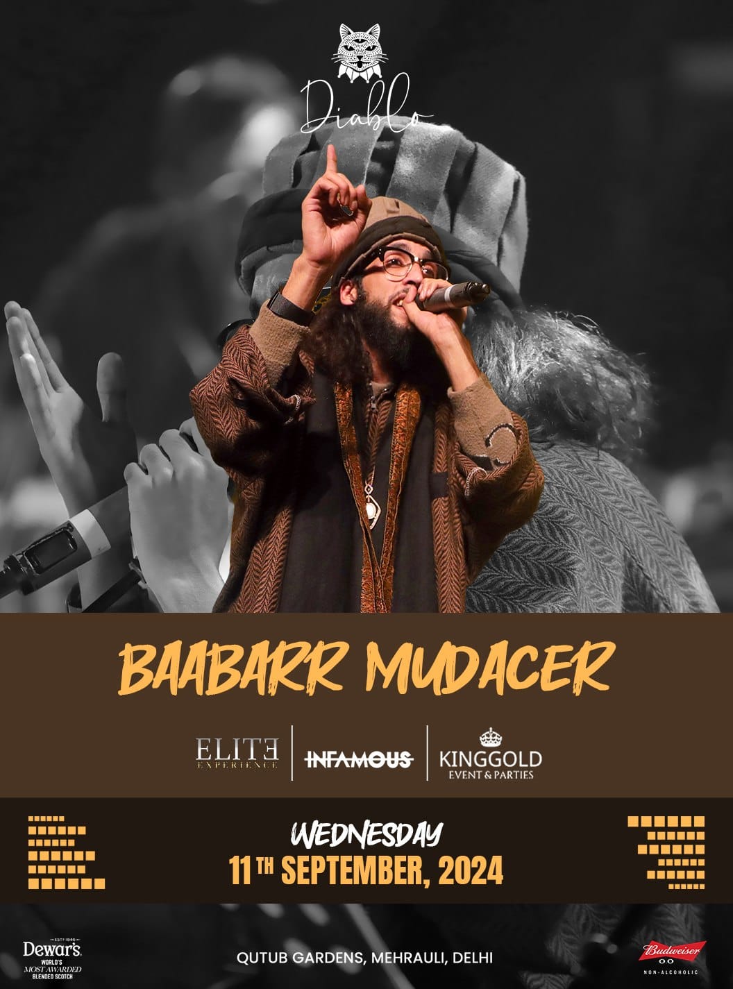 Baabarr Mudacer Performing Live at Diablo Music and Party event Tickets Delhi NCR - Zomato