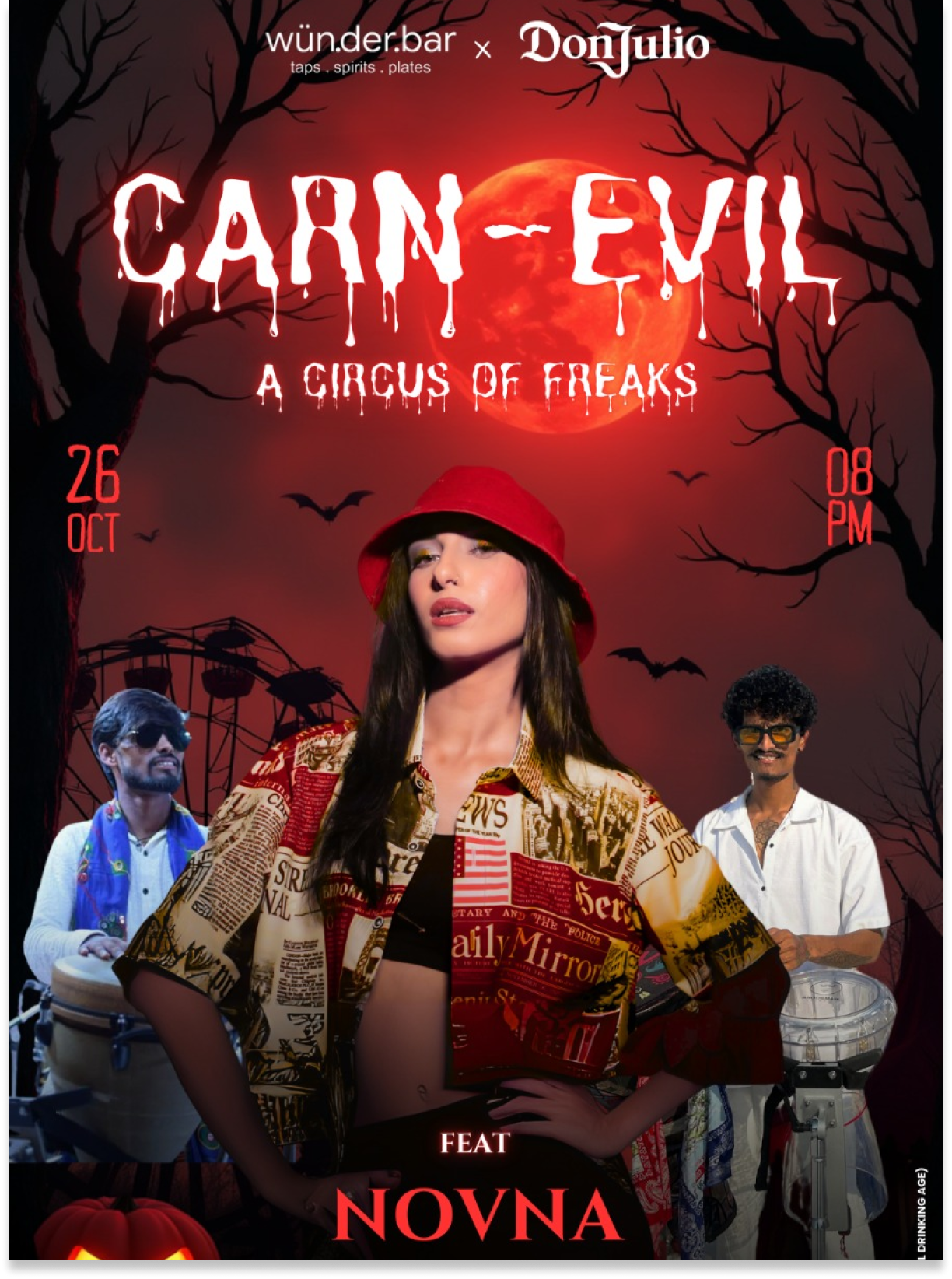 Carn Evil - A Circus Of Freaks Music event Tickets Jaipur - Zomato