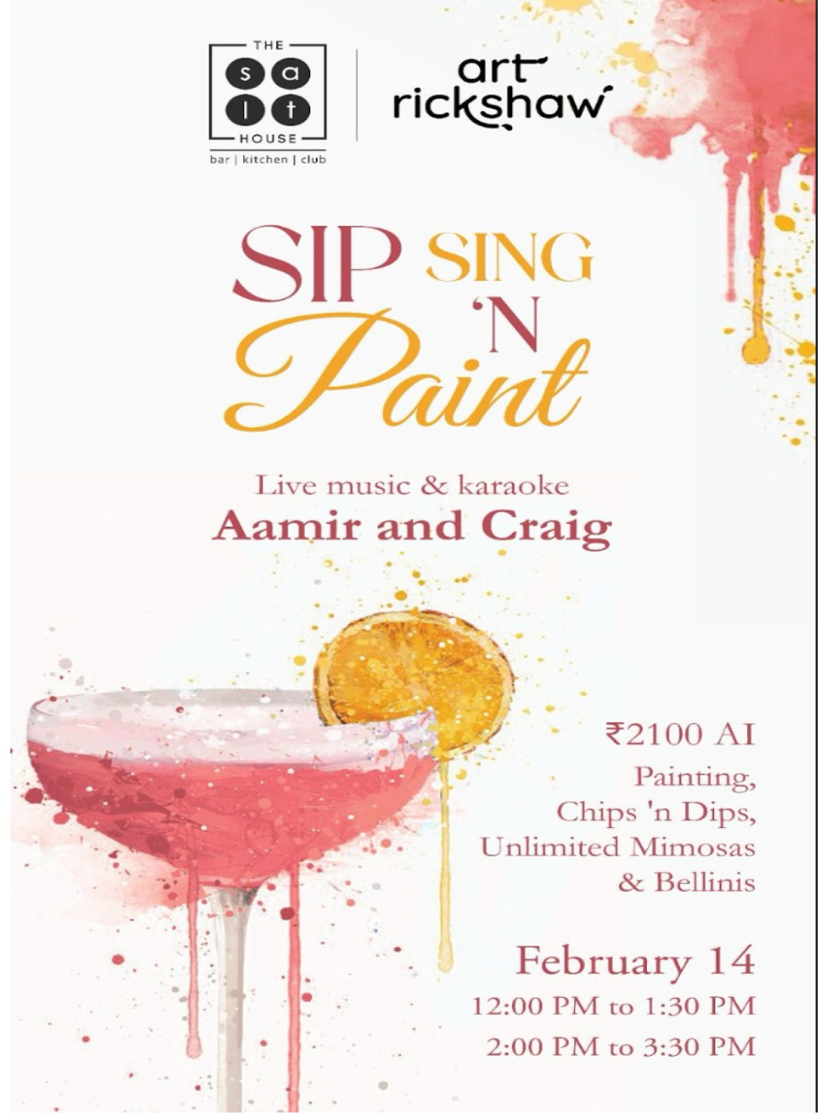 Sip Sing N Paint Experiences, Trending and Music event Tickets Kolkata - Zomato