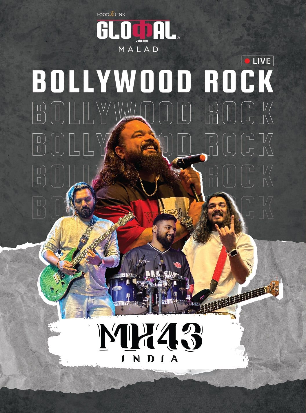 Bollywood Rock with MH 43 Music and Best seller event Tickets Mumbai - Zomato