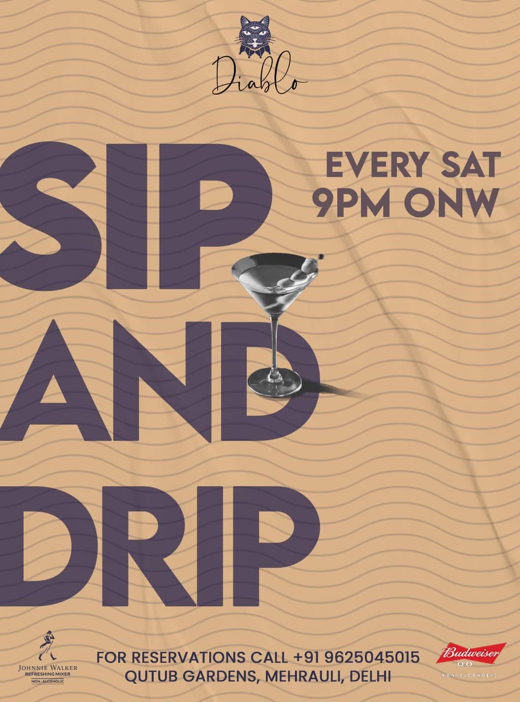 Sip & Drip Music and Party event Tickets Delhi NCR - Zomato