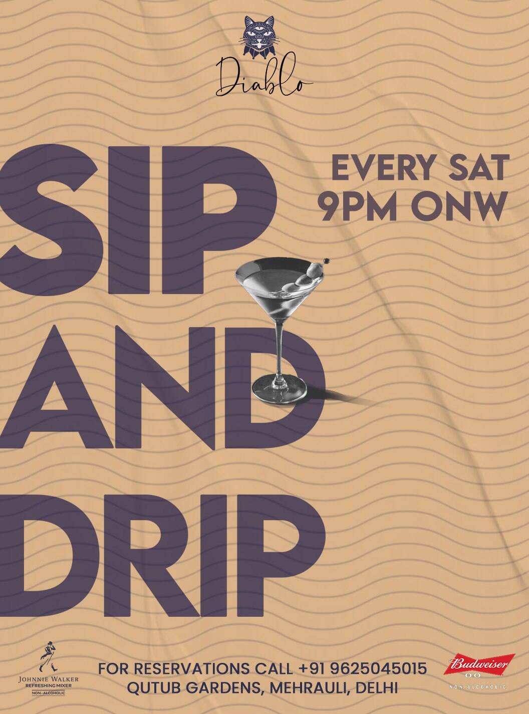 Sip & Drip Music event Tickets Delhi NCR - Zomato