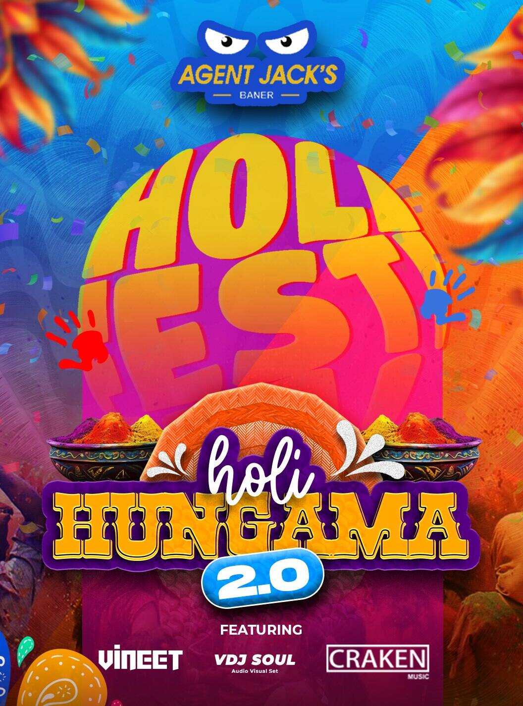 Jack's Holi Hungama 2.0 Music, Trending and Party event Tickets Pune ...