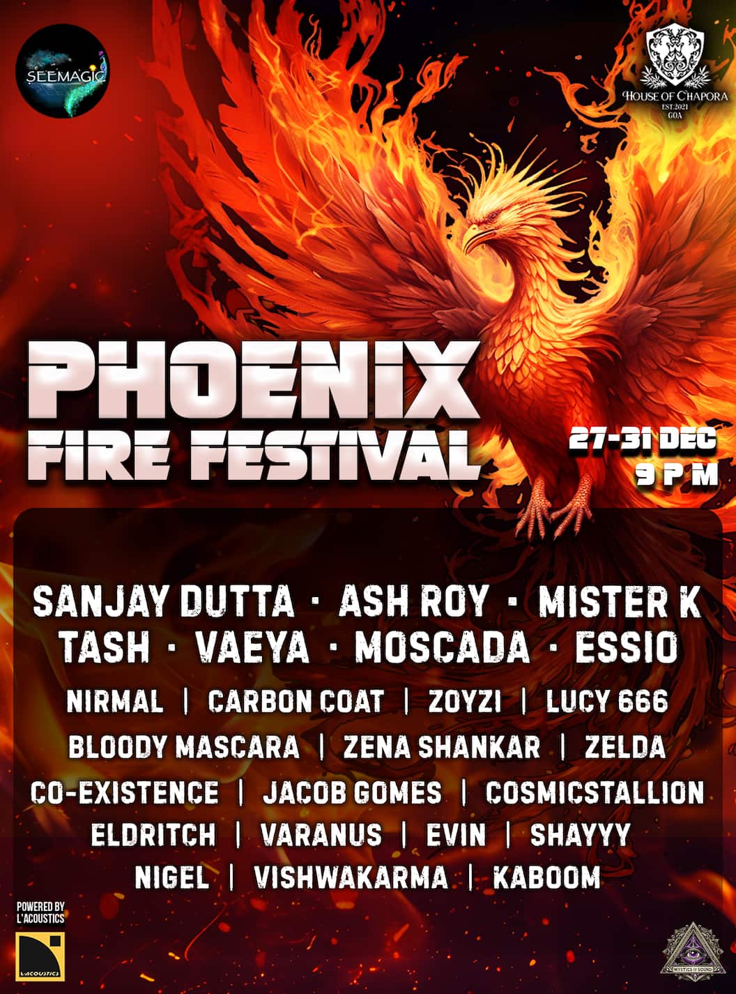 Phoenix Fire Festival | NYE at House of Chapora Music and Party event ...