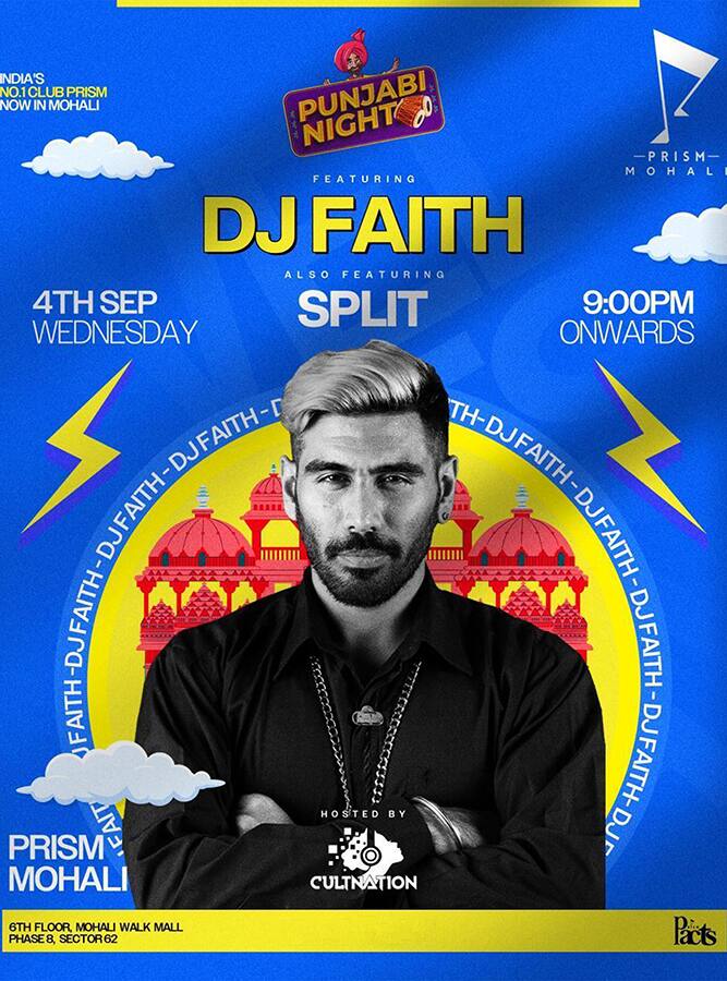 Punjabi Night with DJ Faith Music event Tickets Chandigarh - Zomato