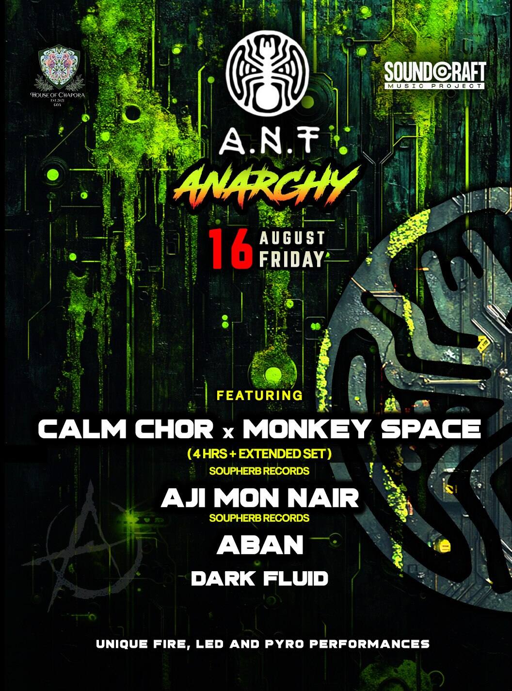 A.N.T Anarchy Music and Party event Tickets Goa - Zomato