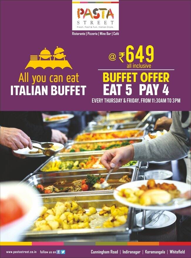 Events at Pasta Street, Whitefield, Bangalore - Zomato